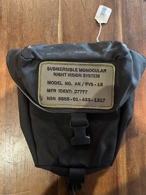 PVS-18 Night Vision Goggle Field Carry Bag Navy SPECWAR SEAL SOF 1990s ...