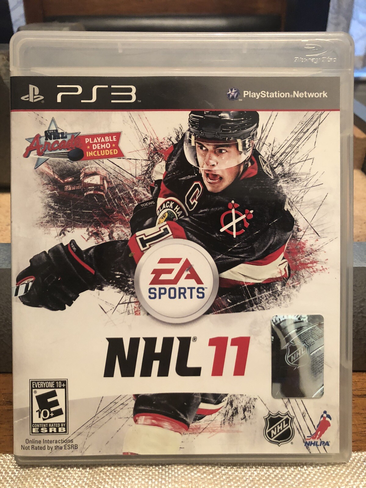 NHL 11 PLAYSTATION 3 PS3 - JONATHAN TOEWS BLACKHAWKS 14633194869| eBay