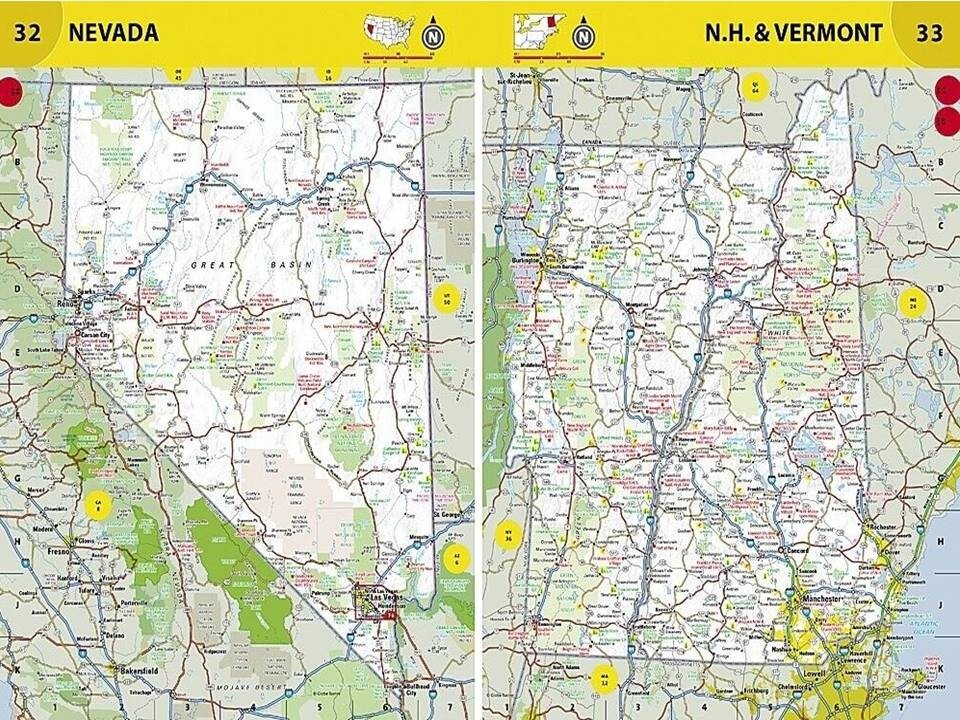 National Geographic Road Atlas 2024 BEST Large Scale Travel Maps United ...