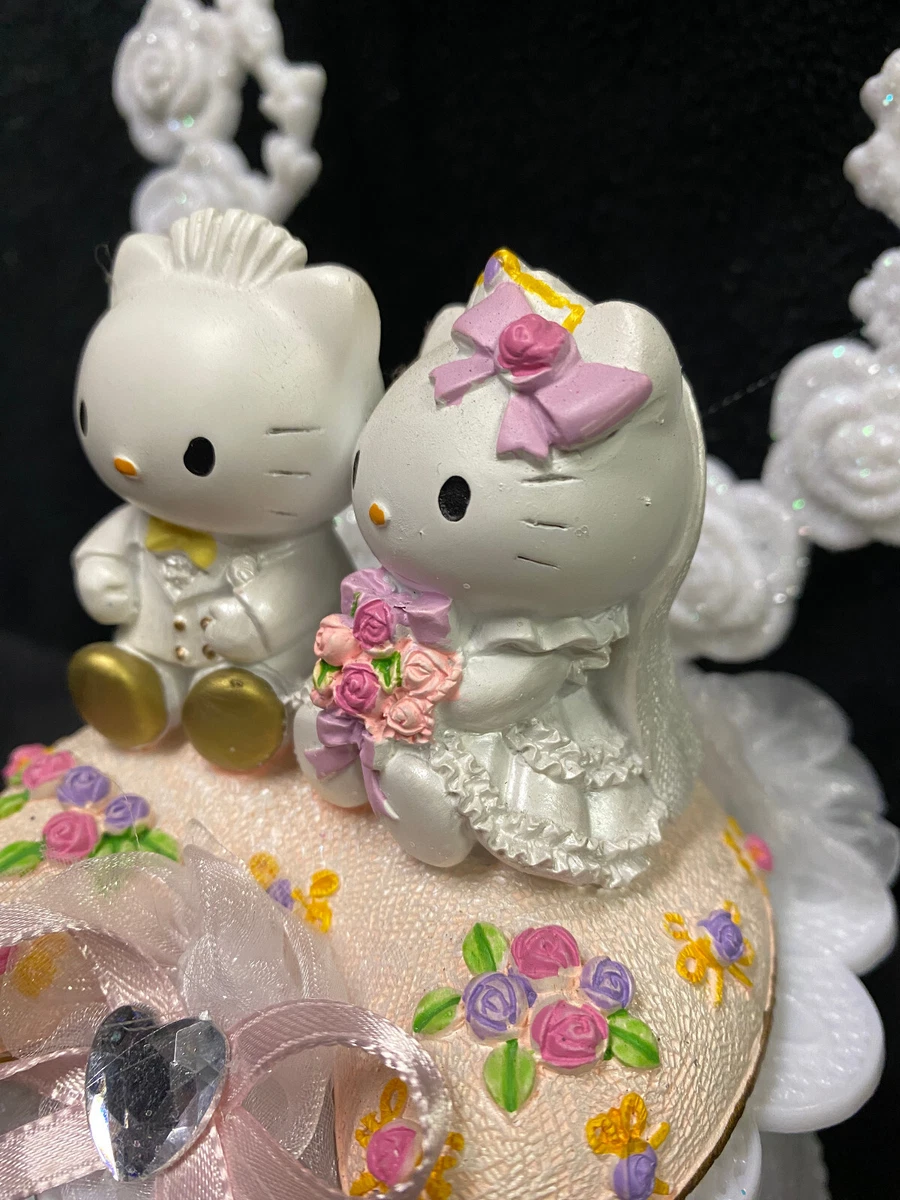 Hello Kitty And Dear Daniel Wedding Cake Topper