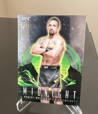 2024 Topps UFC Midnight ROBERT WHITTAKER Morning 047 /125 | eBay