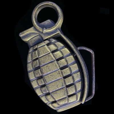Hand Grenade Bomb Marine Soldier War Navy Seal Gun Weapon 80 Vintage ...
