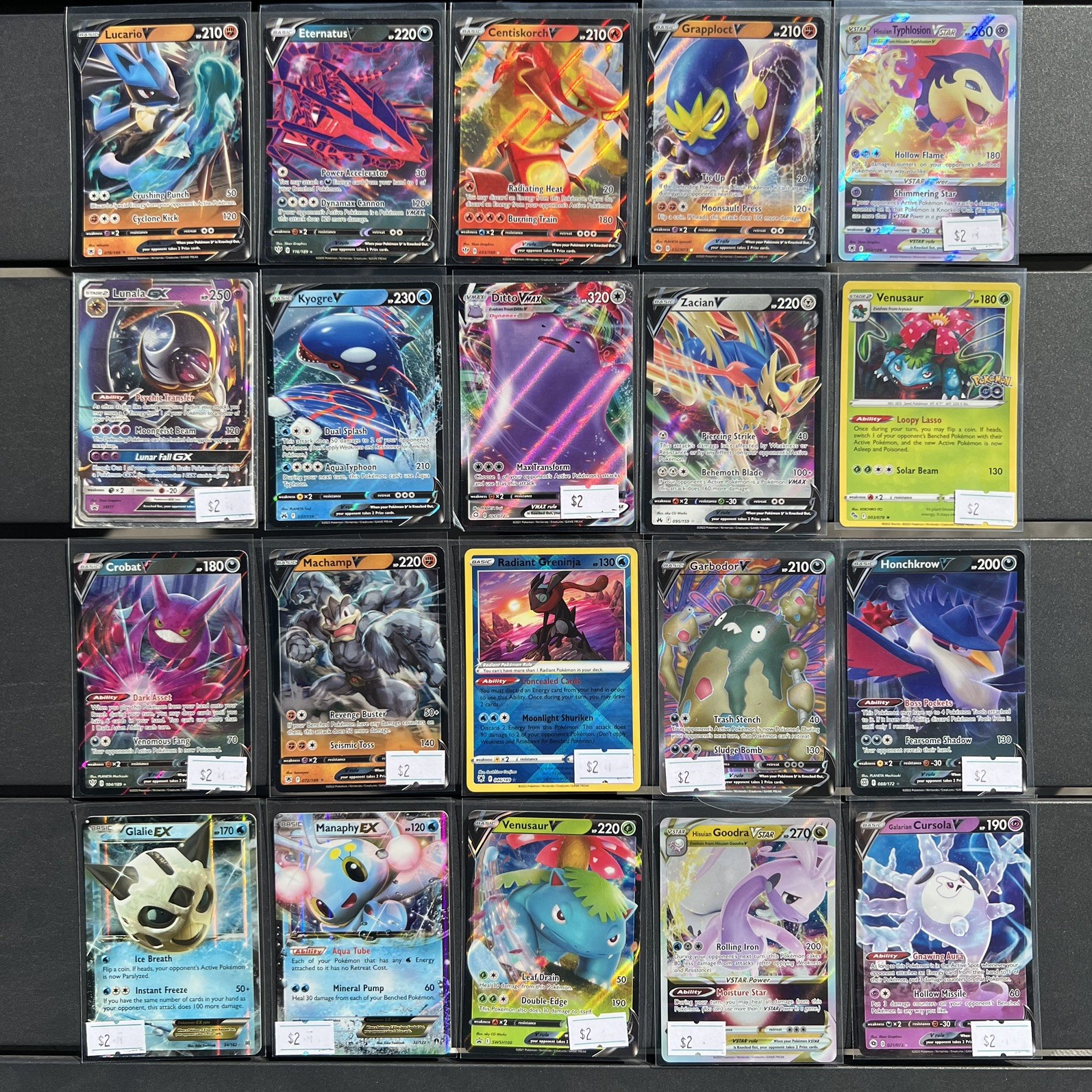 Pokemon TCG Card Lot 20 Sword & Shield Era Holo Rare - V VMAX EX Bundle ...