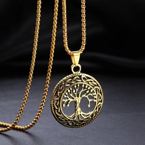 Irish Celtic Family Tree of Life Pendant Protection Necklace For Men ...
