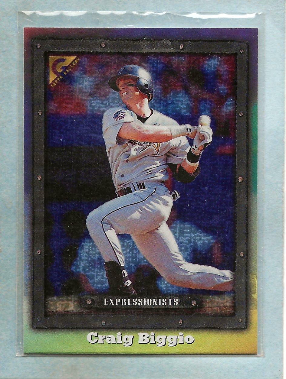 CRAIG BIGGIO - 1998 Topps Gallery - "Expressionists" - #82 - $1.00 ...