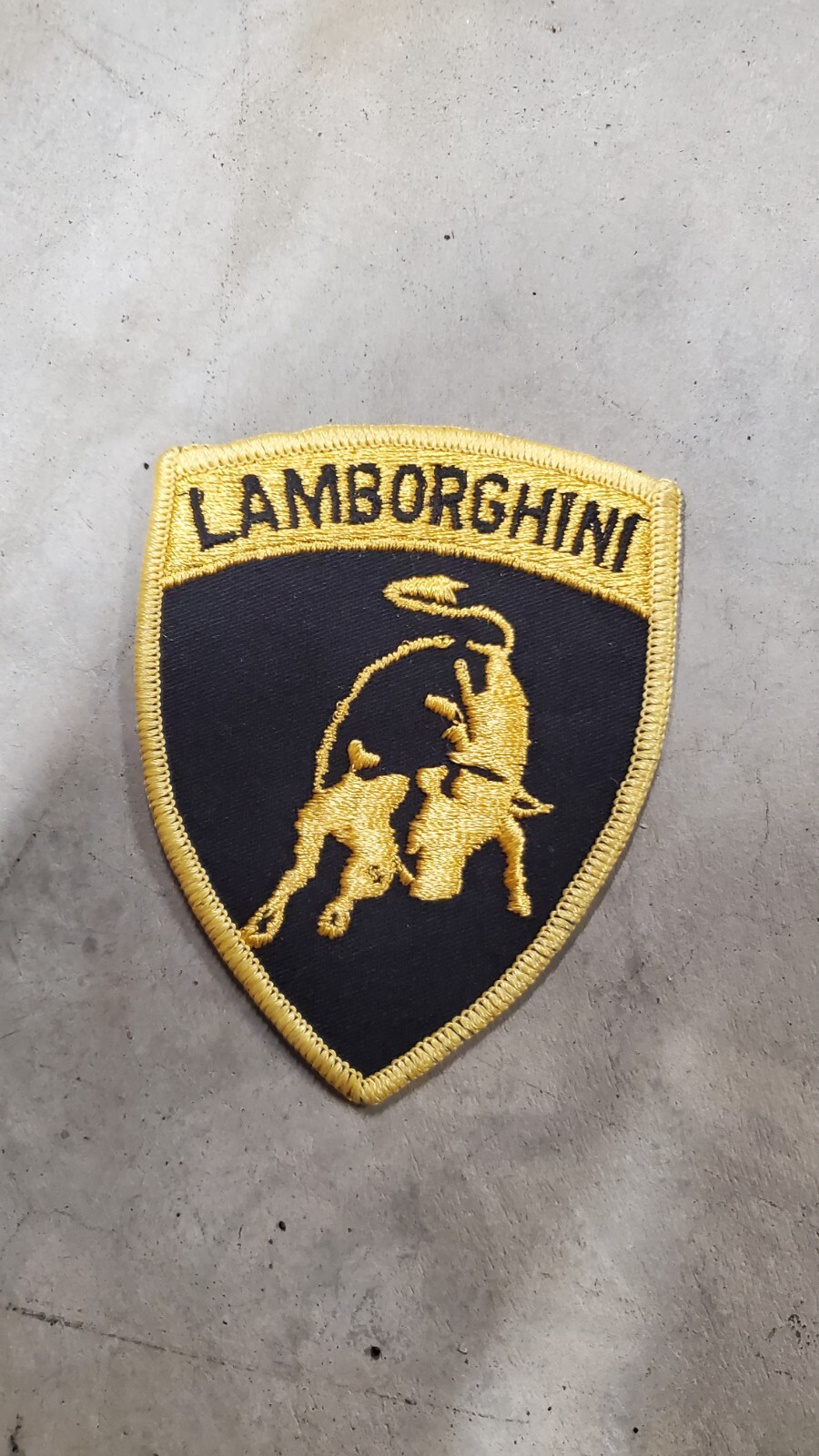 LAMBORGHINI NEW EMBROIDERED COMPANY JACKET NAME PATCH TAG 4x3 Inches | eBay