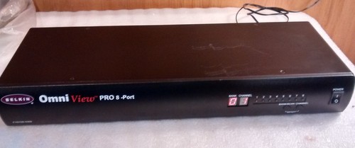 Belkin Omni View PRO 8-Port F1D108-OSD - KVM Switch with Power Cord ...