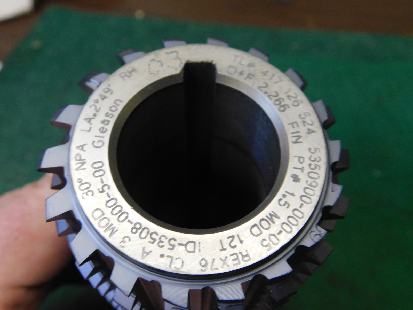 Gleason Gear Cutting Hob CL A 3 MOD 30° NPA LA.2°49' RH | eBay