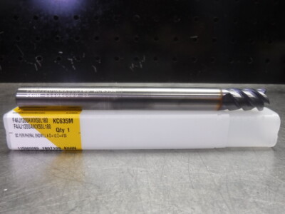 Kennametal 12mm Solid Carbide Endmill F4AJ1200AWX50L180 KC635M ...