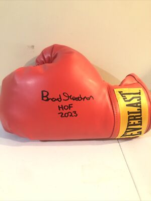 BRAD GOODMAN SIGNED AUTOGRAPH EVERLAST BOXING GLOVE COA HOF 2023 ...