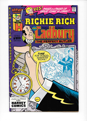 Richie Rich And Cadbury The Perfect Butler #4 1988 FN+ Harvey Comics | eBay