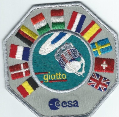 Giotto European Space Agency EESA Mission Patch Space Patch 4 x 4 in. | eBay
