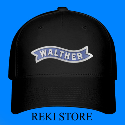 Walther Guns Firearms Black Hat Baseball Cap Size S/M & L/XL | eBay