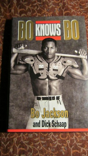 Bo Knows Bo - SIGNED Bo Jackson - Bo Jackson and Dick Schaap LNew HCDJ ...