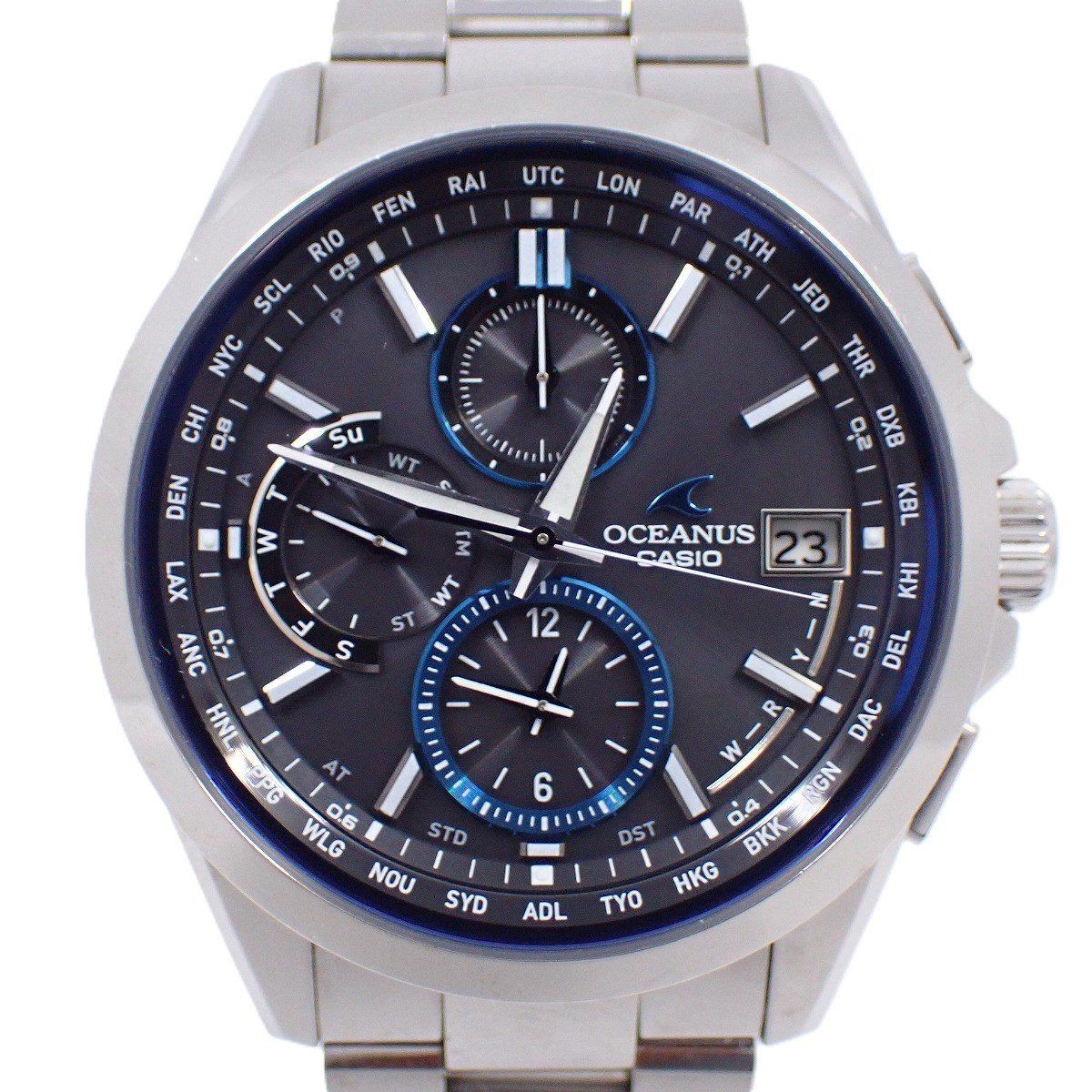 Casio Oceanus Classic Line Solar Radio Men's Watch Ti… - Gem