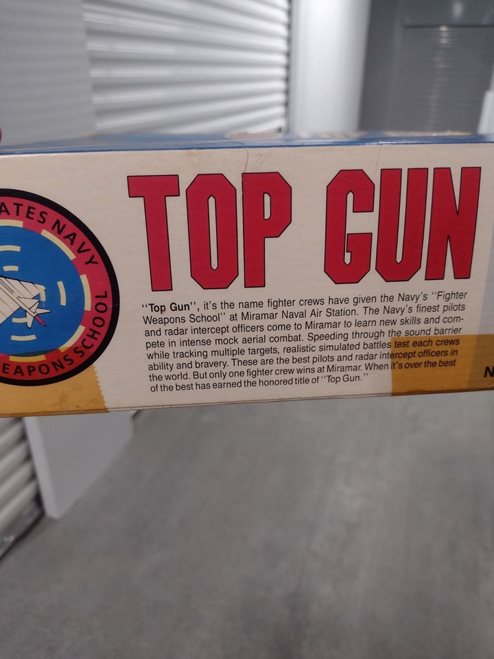 Vintage Cox Gas Powered "Top Gun" Fighter Jet with Control Line (NOT RC ...