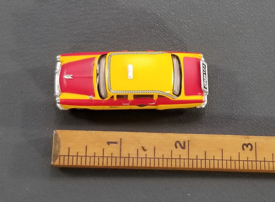 Athearn HO 1:87 Scale Checker Taxi Cab 1950s Loose Red | eBay