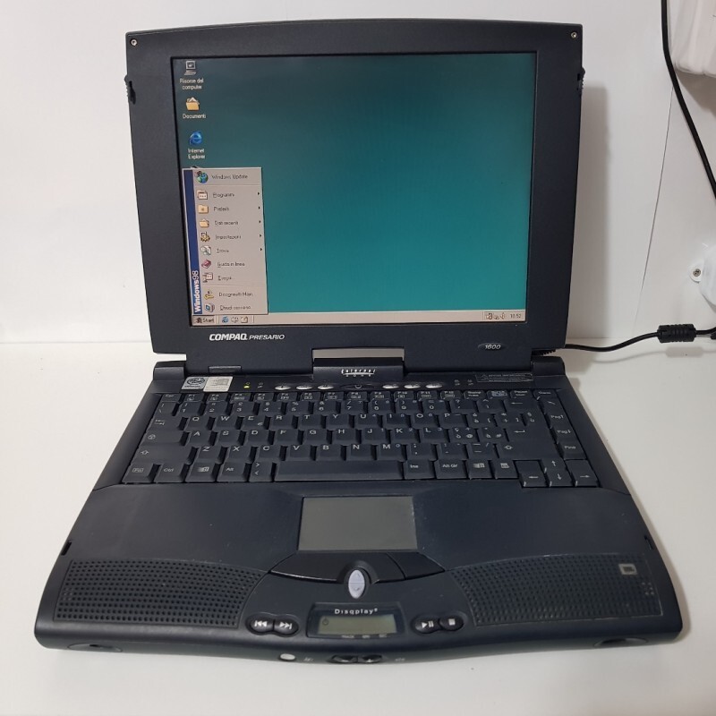Notebook PC Portatile Compaq Windows 98 Porta Seriale RS232 PCMCIA ...