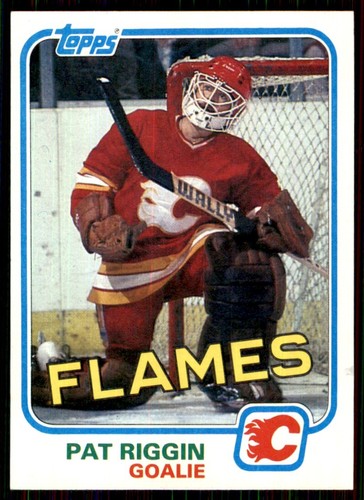 1981-82 Topps Pat Riggin RC Calgary Flames #30 | eBay