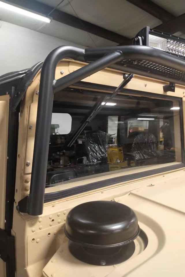 Humvee Light Bar Mount, Heavy Duty, Black Powder Coated Hummer H1 Fits ...
