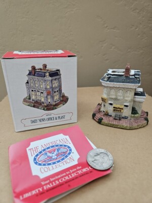 Liberty Falls Americana Collection DAILY NEWS OFFICE & PLANT AH43 Mini ...