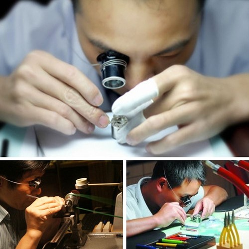 5X For Watchmakers Loop Magnifier Monocular Jewelers Eye Loupe ...