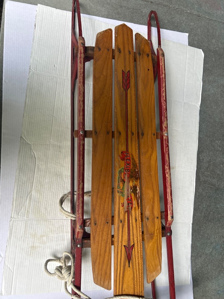 Original Vintage Flexible Flyer Sled No. 51J Made In USA | eBay