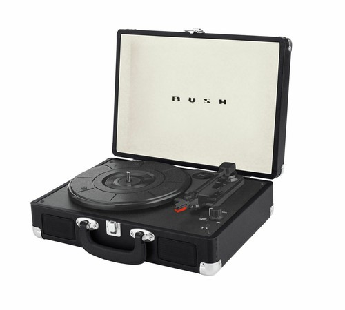 Bush Classic Retro Record Player Vinyl Turntable Portable Case - KTS ...