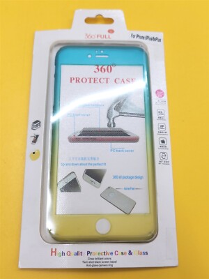 ⭐️⭐️⭐️⭐️⭐️ 360° Full Blue/Yellow iPhone 6 Plus/6s Plus Case w/ Screen ...
