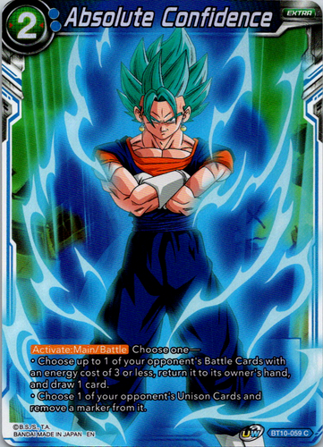 Dragon Ball Super Absolute Confidence Vegito Foil BT10-059 C NM Rise of Unison | eBay