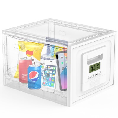 Timed Lock Box Large - Habit Control Time Locking Container for Cell ...