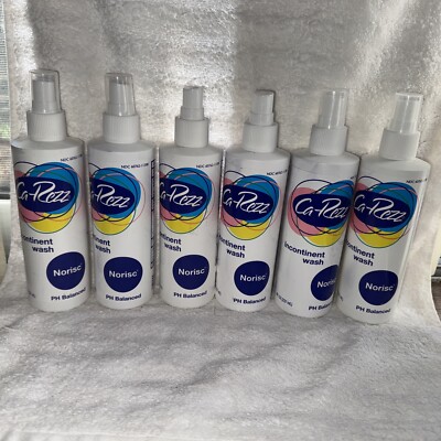 Ca-Rezz Incontinent Wash Cleanser Spray Norisc PH Balanced (8 Fl. Oz ...