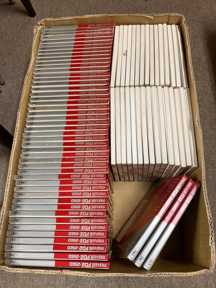 8 inch Floppy Disk FD2-256D Ramdum x 200 pieces Maxell etc. | eBay