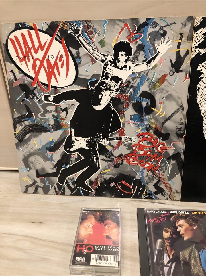 DARYL HALL & JOHN OATES Vinyl Cassette & CD LOT Private Eyes Big Bam ...