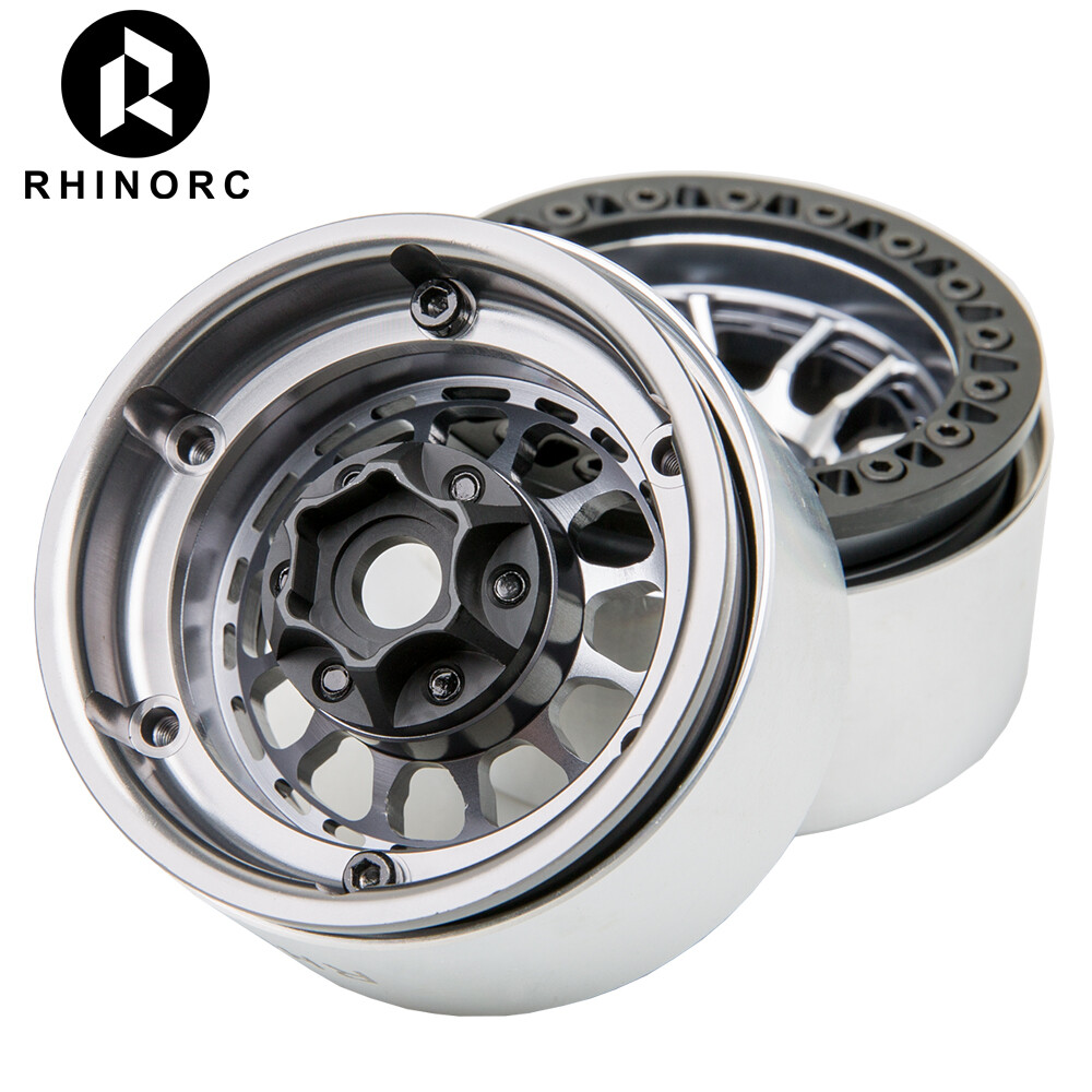 RhinoRC MOZA Aluminum 1.9 Inch Wheel 4PCS for RC Crawler Car Axial ...