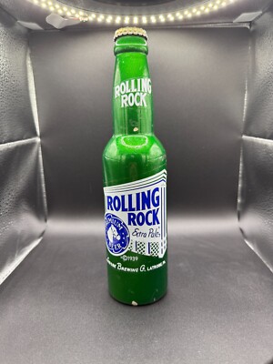 Rolling Rock Latrobe Horse Full Size Bottle 9.5" Draft Beer Tap Handle ...
