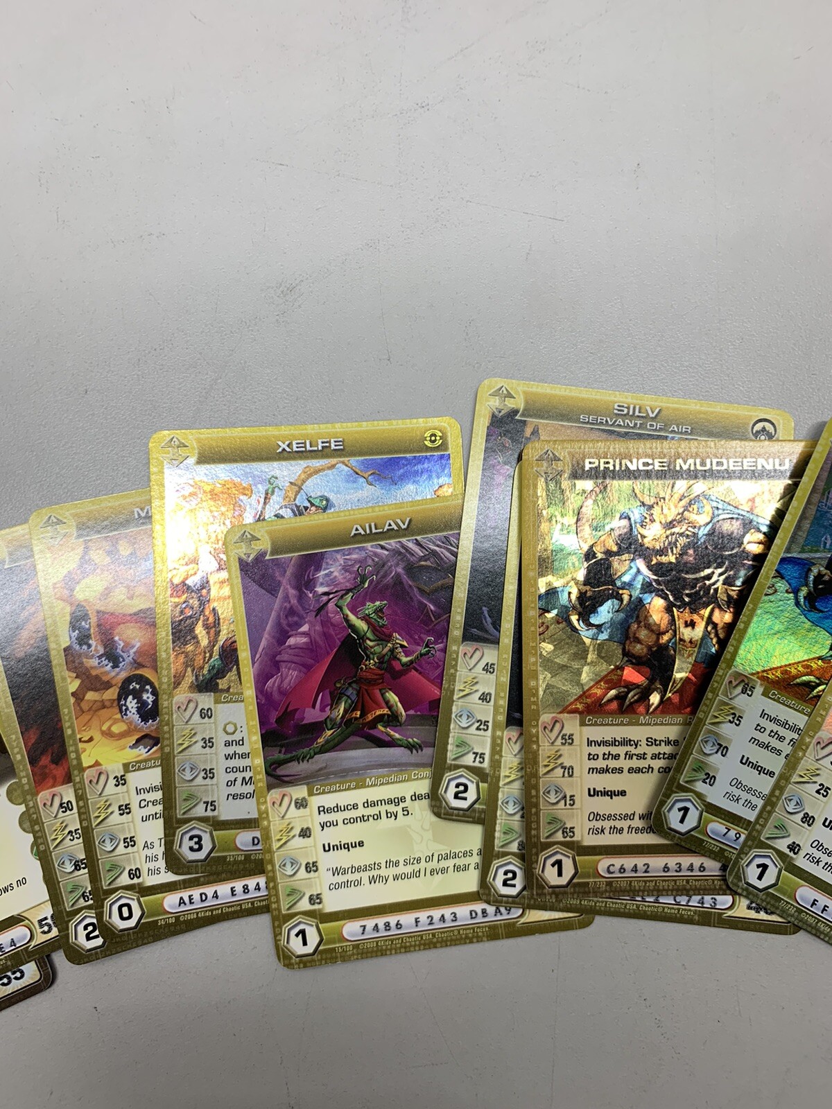 Chaotic Card Lot Of 59 Cards Ultra Super Rare | eBay