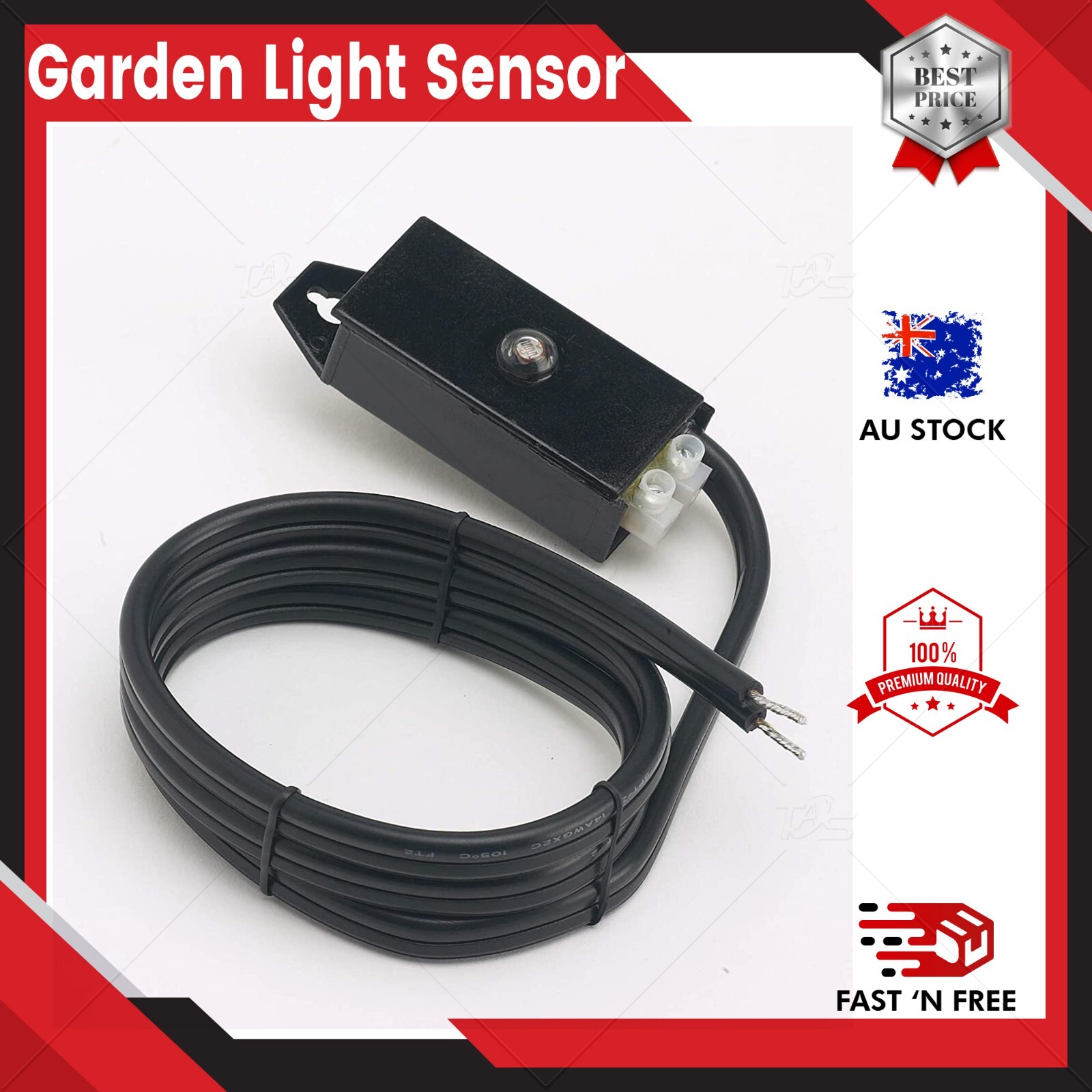 HPM+DGLS150+Dusk+to+Dawn+Garden+Light+Sensor+-+Black for sale online | eBay