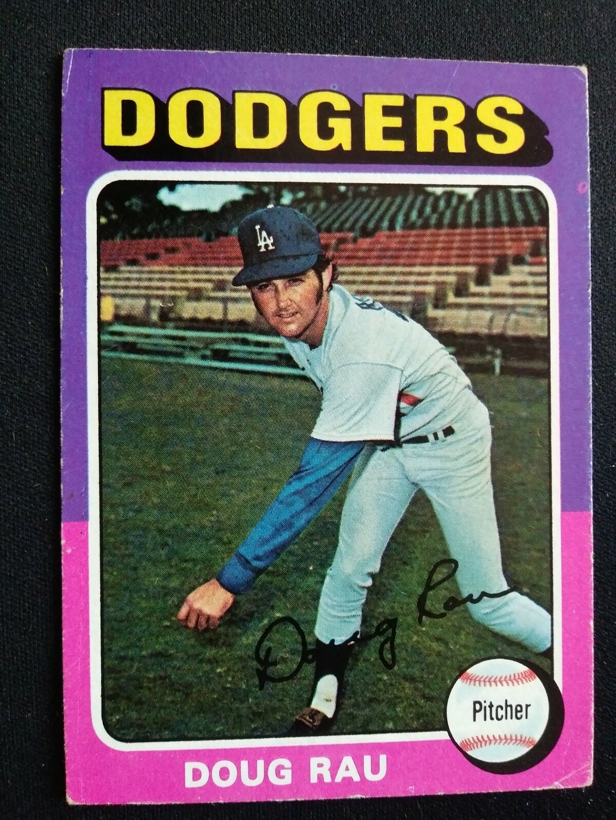 1975 Topps Baseball Card # 269 Doug Rau - Los Angeles Dodgers | eBay