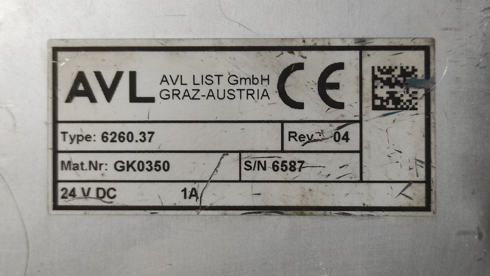 AVL 6260.37 F-FEM-CON Advanced Dynamometer I/O Module Controller for ...