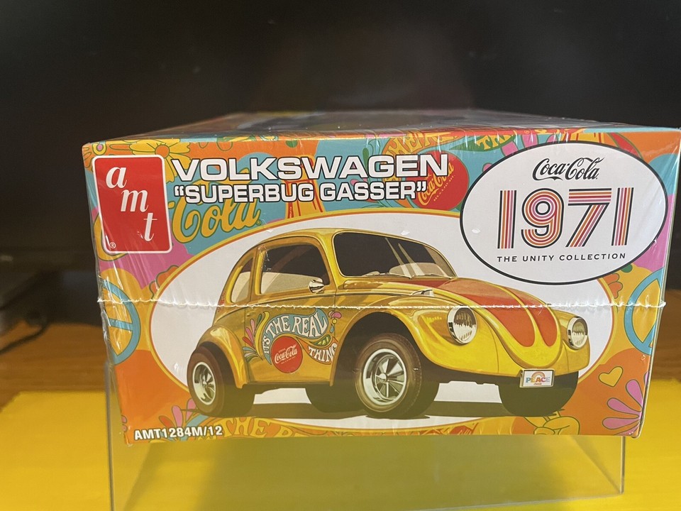 1971 VW BUG COCA-COLA UNITY COLLECTION 1/25 AMT Plastic Model Kit NIB ...