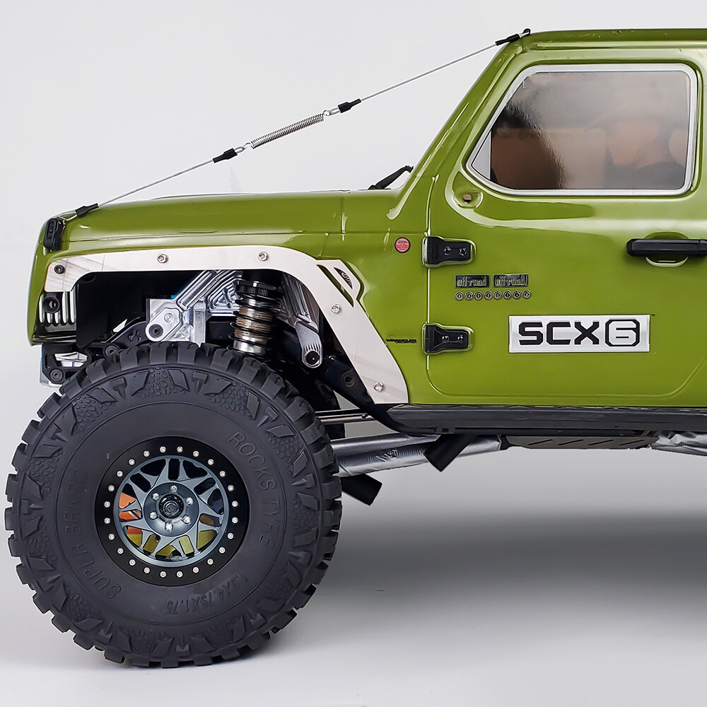 AXSPEED 2.9" Beadlock Wheel Hub Rim for 1/6 RC Axial SCX6 AXI05000 JLU ...