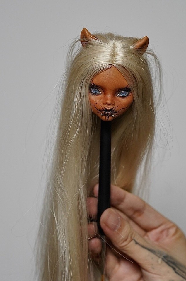 OOAK Monster High doll Repaint Custom Art Doll Head ~Only the Head～LAN ...
