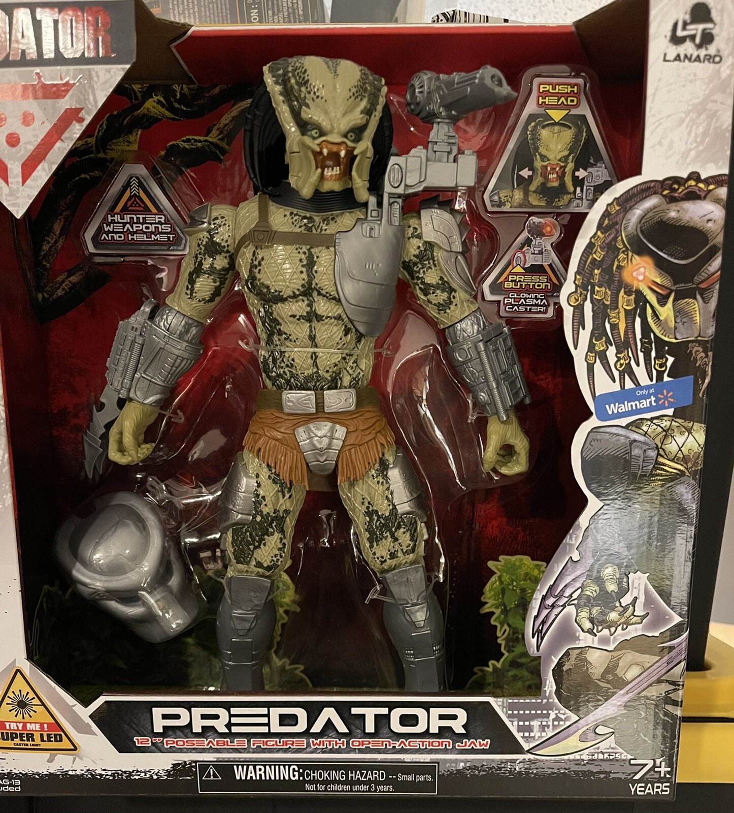 Lanard Predator Collection 12" Poseable Action Figure 2021 Walmart ...
