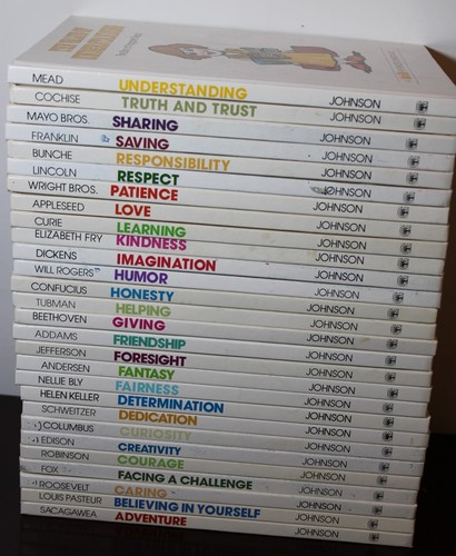 Lot of 28 VALUETALES books ALL HC Ann Donegan Johnson Homeschool Values ...