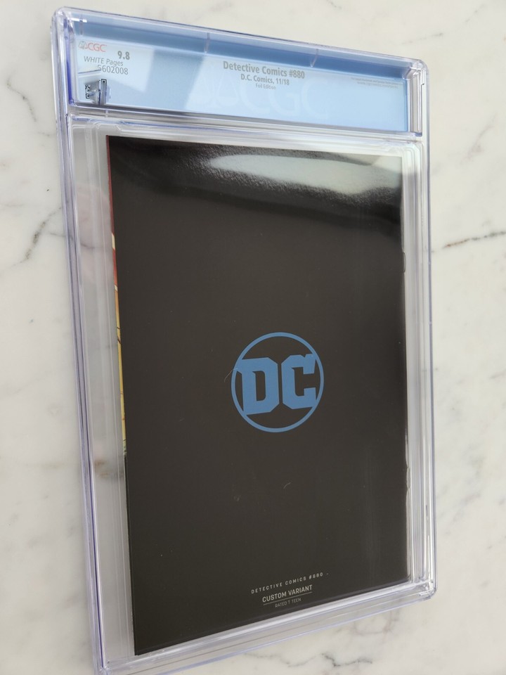 Detective Comics #880 CGC 9.8 Foil Variant Joker "Virgin" 2018 RARE DC ...