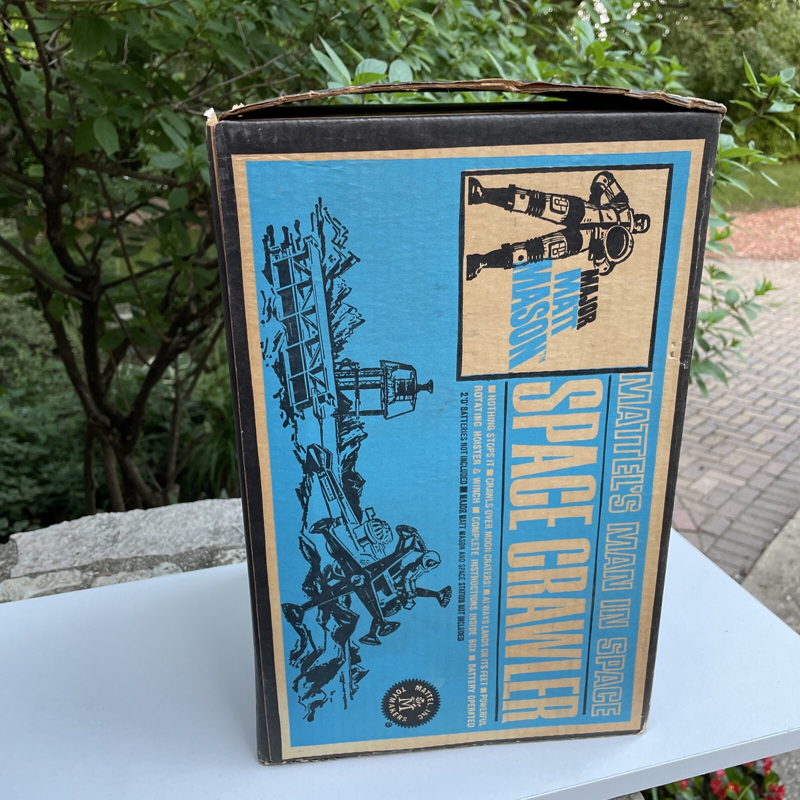 ( EMPTY BOX Only ) For 1966 Mattel Major Matt Mason SPACE CRAWLER ...