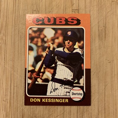 1975 Topps Don Kessinger # 315 Chicago Cubs Baseball Card | eBay
