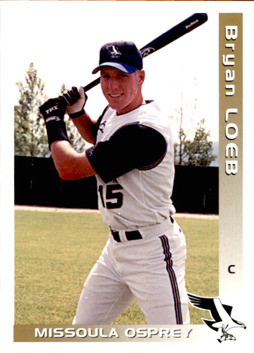 2000 Missoula Osprey Grandstand #15 Bryan Loeb Sugar Land Texas TX ...