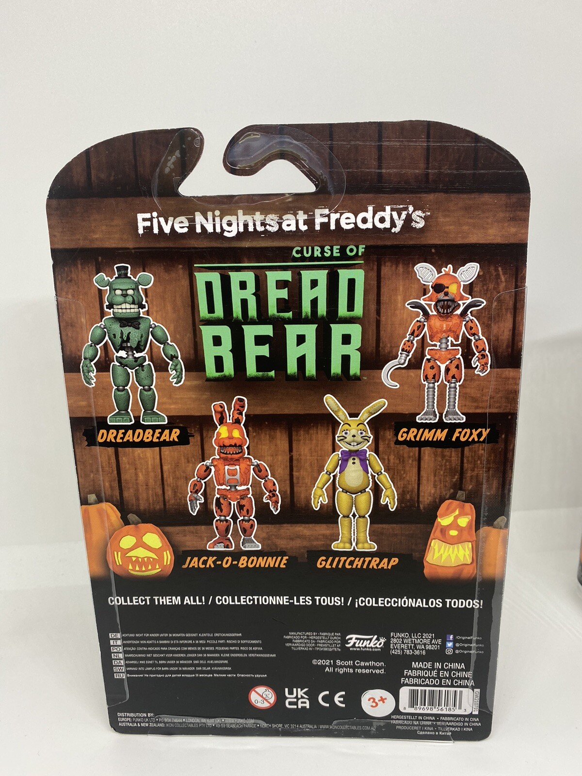 Five Nights At Freddys Dread Bear, Grimm Foxy ,Jack O Bonnie ...
